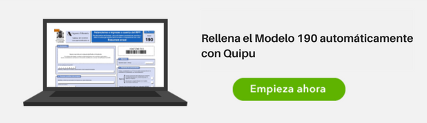 ¿Cómo rellenar el modelo 190 de la agencia tributaria?