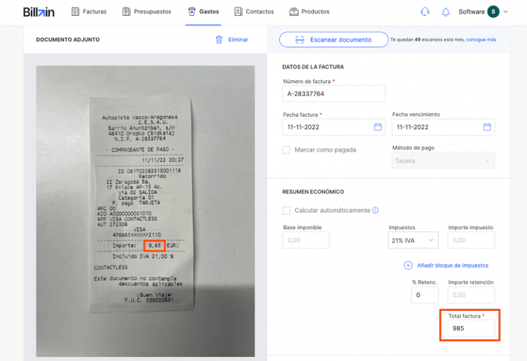 Los 5 mejores software OCR para facturas [Comparativa]